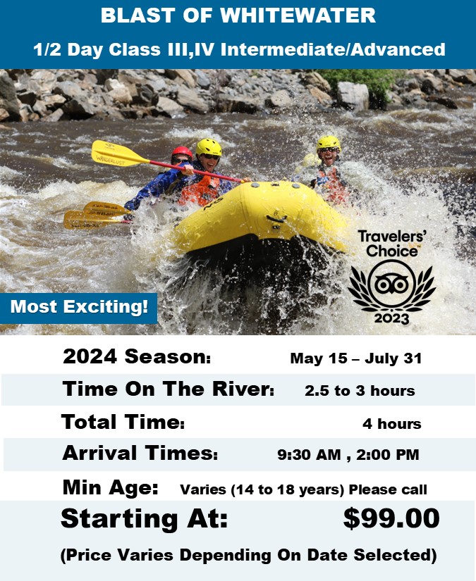 Fort Collins Half Day Whitewater Rafting Trip: Rafting On The Poudre